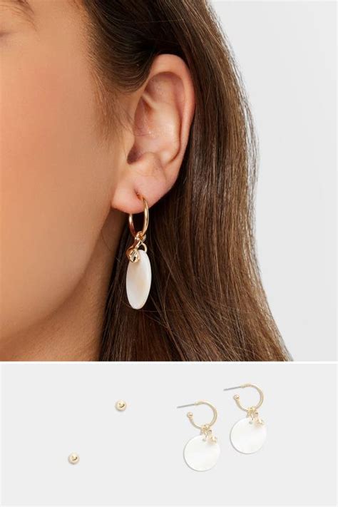 Gold Tone Beaded Statement Drop Earrings Yours Clothing