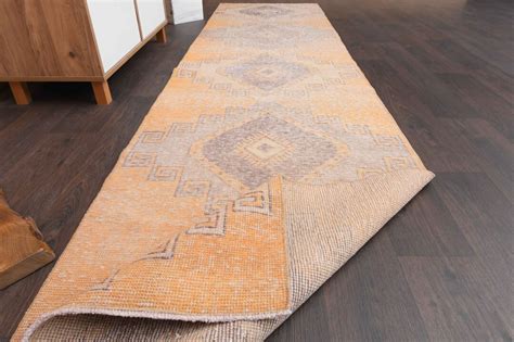 28x115 Ft Handmade Turkish Vintage Runner Rug Farmhouse Decor