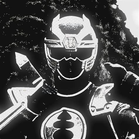 Grimm Grunge╰ Power Rangers Icon Black And White Power Rangers