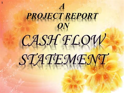 Cash Flow Statement Ppt
