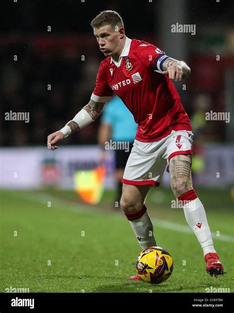 James Mcclean Of Wrexham In Action During The Sky Bet League 1 Match Wrexham Vs Stevenage At