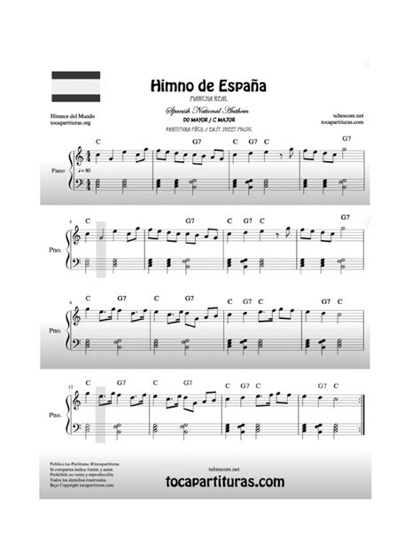 Himno De España Partitura Piano Pdf