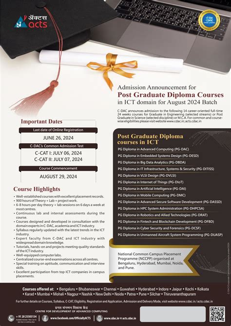 Nilesh Shirke On Linkedin Cdac Pg Diploma Courses Admission Alert 🔊
