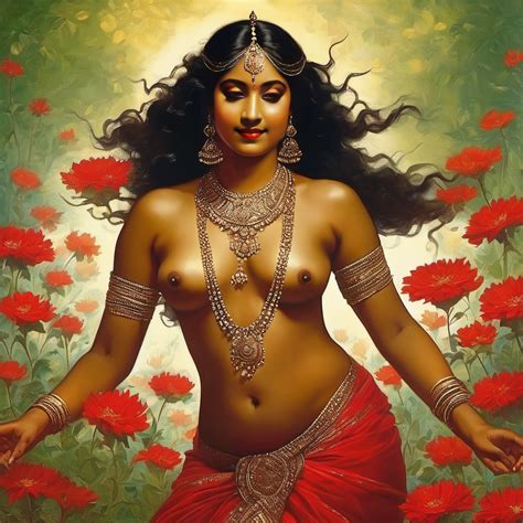 Rule 34 Ai Generated Belly Black Hair Bracelet Breasts Curly Hair
