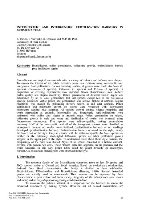 Pdf Interspecific And Intergeneric Hybridization In Baptisia And