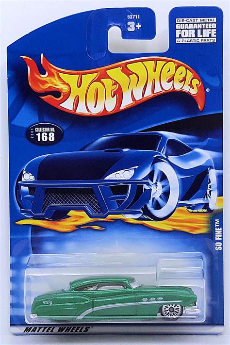 Hot Wheels 2001 Collector 168240 So Fine Metallic Green Lac