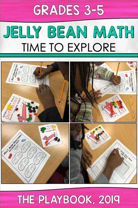 Jelly Bean Math Fractions And Line Plots Jelly Bean Math Activities Jelly Bean Math Math