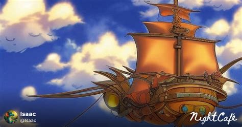 Anime Style Airship 3 Ghibli Style Fantasy Pirate Ship In