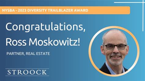 Ross Moskowitz On Linkedin Ross Moskowitz Honored By The Nysbas