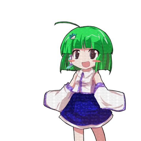 Sanae Touhou 2hu Anime Manga Animecore Free Png Picmix