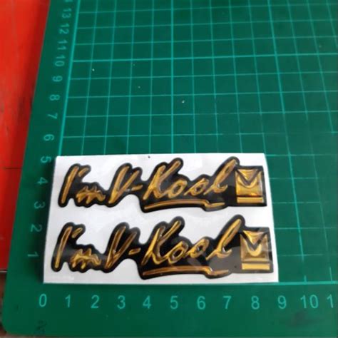 Im Vkool Sticker Contains 2 Gold Shopee Philippines