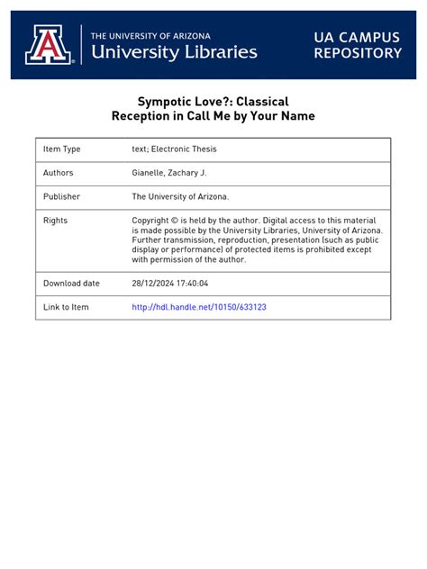 Classical Themes In Call Me By Your Name Pdf