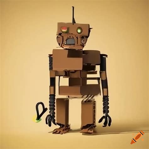 Robot Project Made Of Boxes