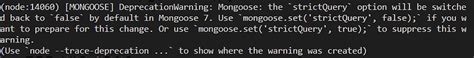 221213 Til Mongoose 오류 Strictquery