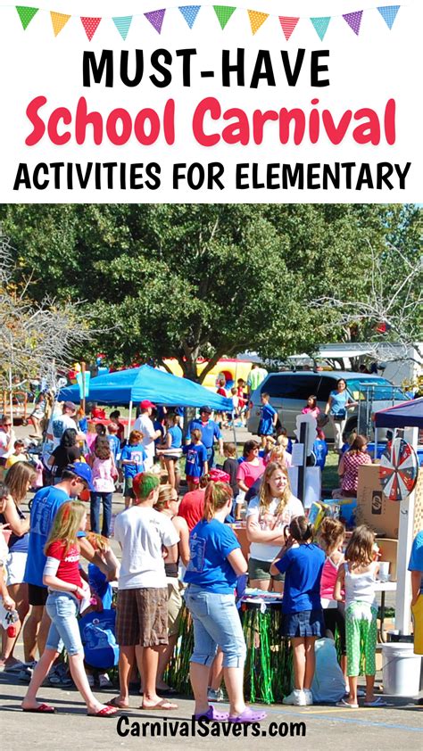 School Carnival Activities School Funfair School Festival Booth