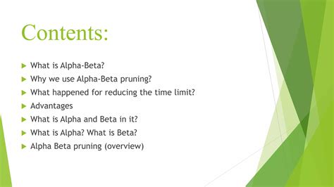 Alpha Beta Pruning Artificial Intelligence Pptx