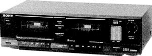 Sony Tc W380 Stereo Double Cassette Deck Manual Hifi Engine