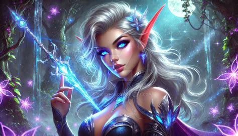 Elven Moonblade Warrior By Boundbyfae On Deviantart