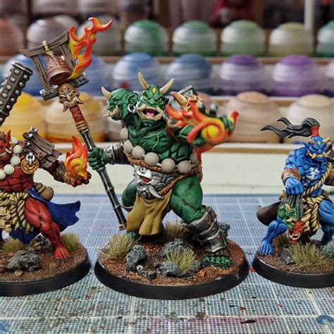 3d Print Of Oni Clan Presupported By Darkangeltc