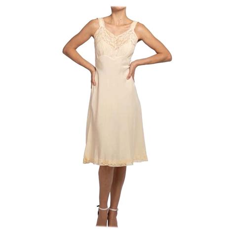 1940s Cc41 Cream Satin And Lace Teddy Slip For Sale At 1stdibs
