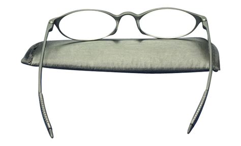 Ken Black Oval Bendable Reading Glasses Eyelids