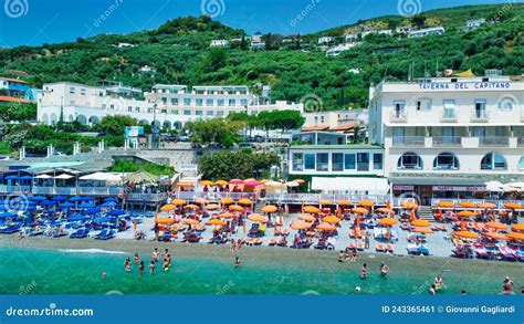 Sorrento Italy June 26 2021 Amazing Aerial View Of Marina Del