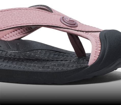 Womens Barbados Black Steel Grey Leather Flip Flop Keen Keen Footwear