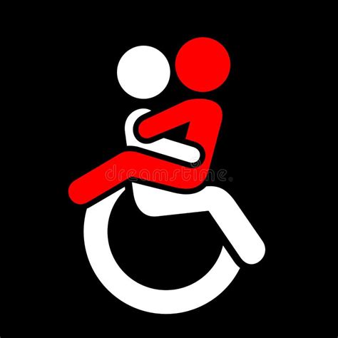 Disabled Person Is Having Sex Stock Vector Illustration Of Physical Physically