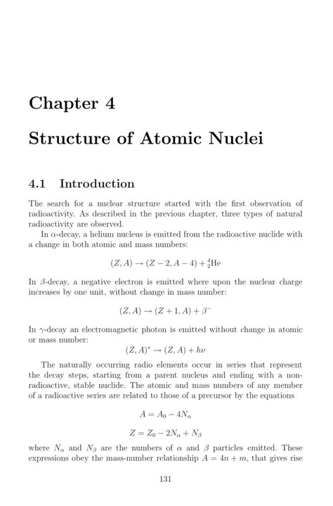 Pdf Structure Of Atomic Nuclei