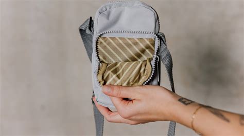 Recycled Polyester Mini Crossbody Bags 3 Colours Natural Bed Company