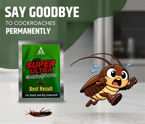 Amish Hebal Super Cockroach Powder 10gm Pack Of 4 Chipku