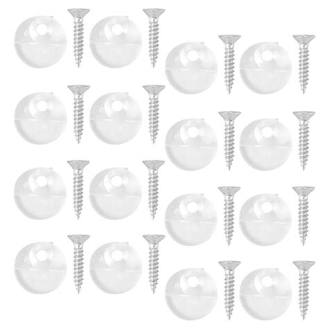 50 Pcs Glass Buckle Dresser Mirror Brackets Heavy Hanging Kit Wall