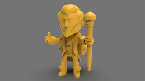 Stl File Byron Brawl Stars・model To Download And 3d Print・cults