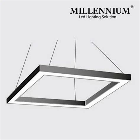 Aluminium Led Millennium Square Linear Hanging Light Mr1073 At Rs 4500 Piece In Thanjavur