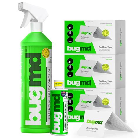 Bugmd Bed Bug Killer Kit Essential Pest Control Treatment 3 Pack