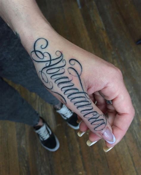 📌daphnecarmona Cursive Hand Tattoos Lettering Fonts Tattoo