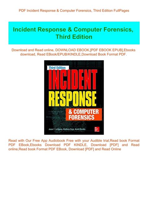 Pdf Incident Response And Computer Forensics Third Edition Fullpages