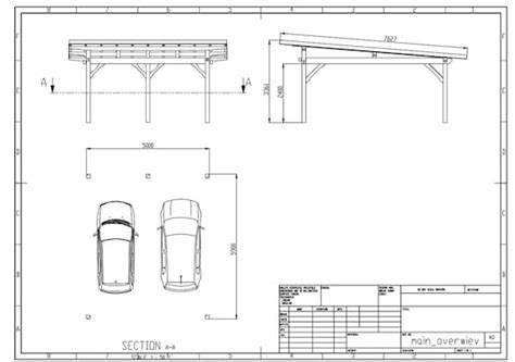 Attached Carport Building Plans