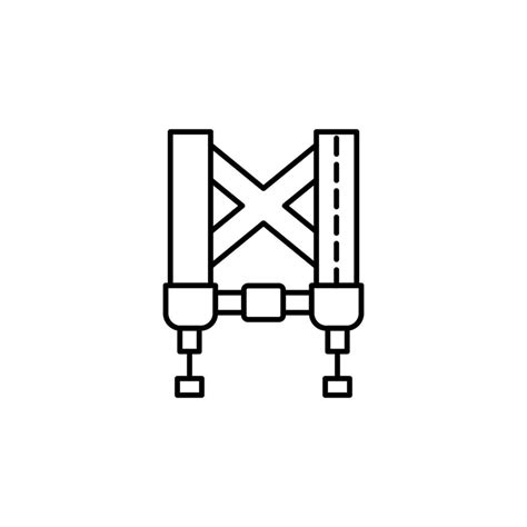 Safety Harness Vector Icon 22582063 Vector Art At Vecteezy