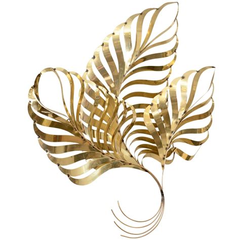 Impressive Brass Leaf Wall Hanging Macrame Planter Kit