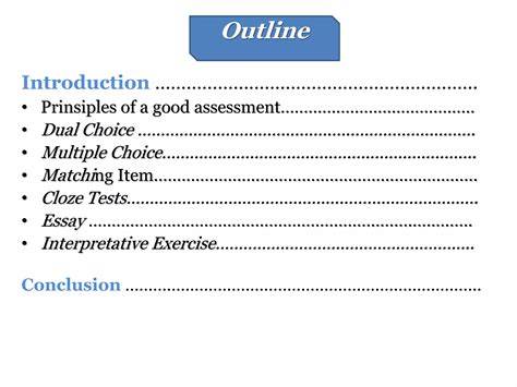 Test Item Formats Definition Types Pros And Cons Pptx