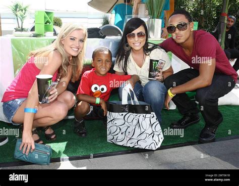Amber Meade L Guest Sarah Michaels And Singer Romeo Miller Aka Lil