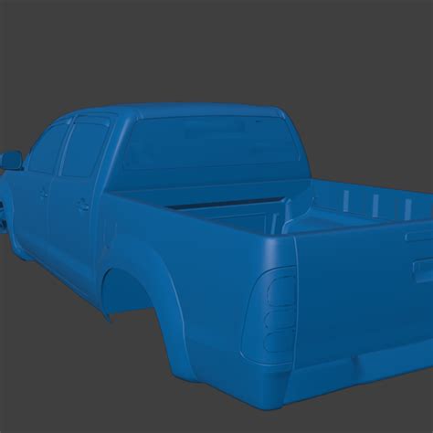 🚗 Rc Body 110 Toyota Hilux Dual Cab 3d Print Stl・ Stl File For 3d