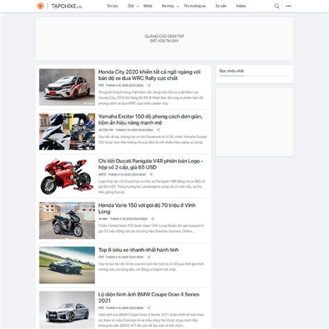 Template Blogspot Tạp Chí Xe Chạy điện