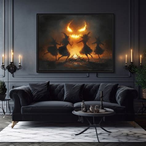 Witches Fire Dance Wall Art Print Everything Pixel