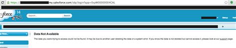 Single Sign On Sso Connect App Data Not Available Salesforce