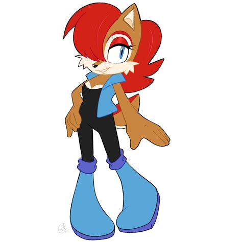 Com Sally Acorn For Riffthewolf By Yoshiyoshi700 On Deviantart