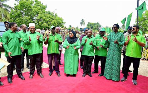 Mwenyekiti Wa Chama Cha Mapinduzi Ccm Na Rais Ndg Samia Afanya Ziara Ya