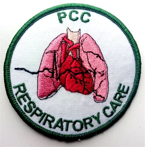 Vintage Pcc Respiratory Care Patch Badge Crest 840 Picclick Ca