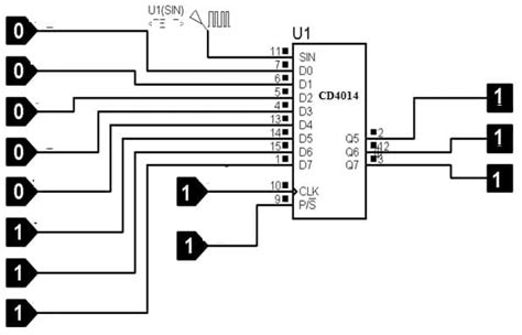 Cd4014 Shift Register Datasheet And Its Working